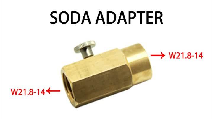 Cga-320 Thread Co2 Adapter For Filling Soda Sparkling Water Soda Club ...