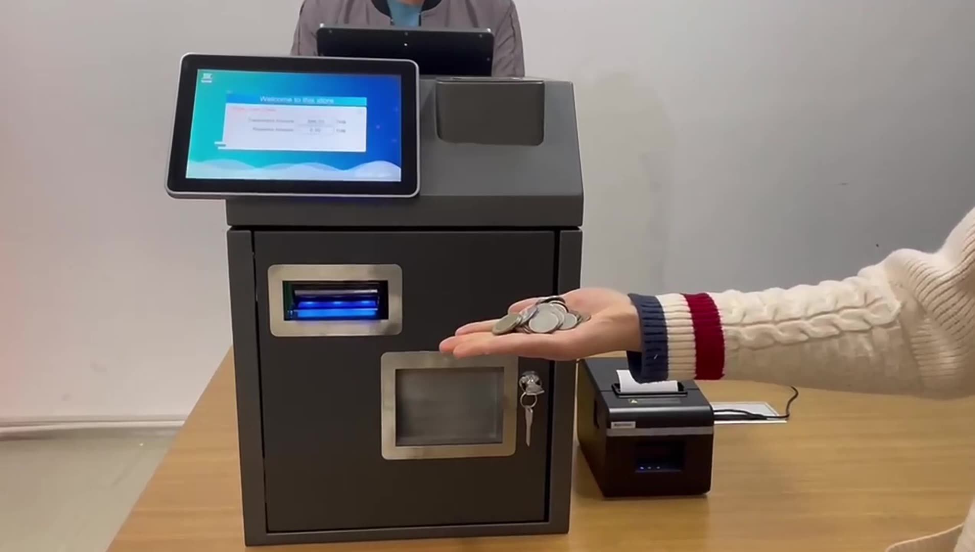 Pos System Touch Machine Terminal Cashier Machine Pos Machine System ...