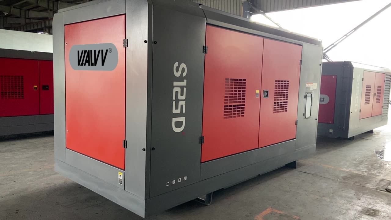 22bar 800cfm Cummins Diesel Engine Air Compressor 22 Bar 800 Cfm Diesel ...