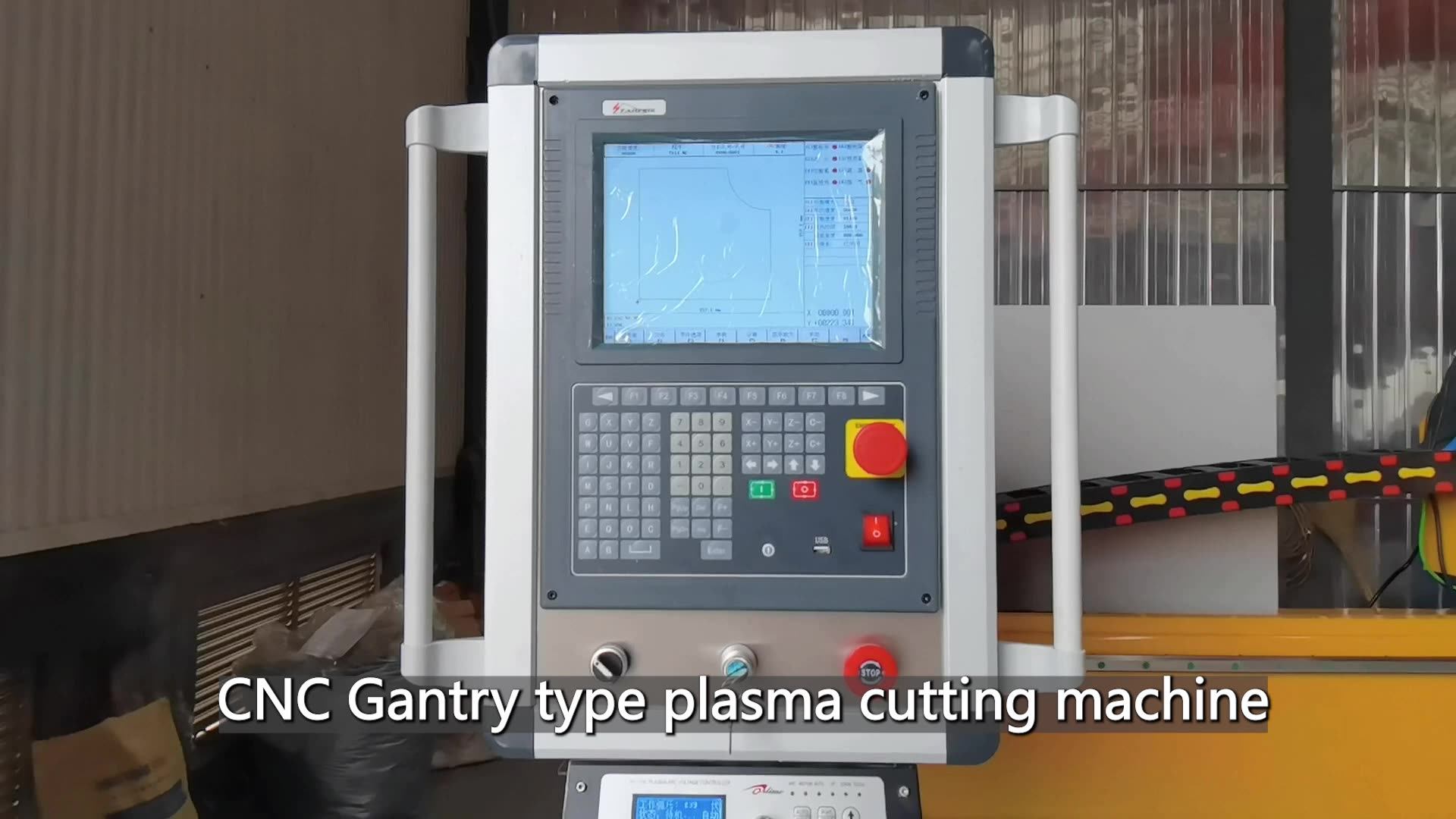 Metal Bearing Large Gantry Type Cnc Plasma Cutting Machine Metal Large ...