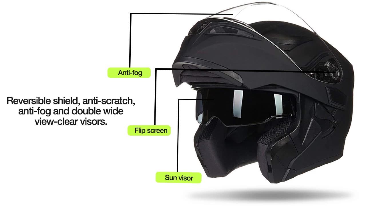 Low Price Cheap Black Riding Full Face Motor Motorcycle Helmets With ...