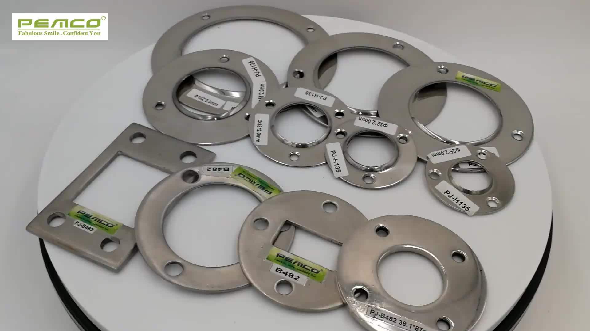 Ss304 Stainless Steel Flange Handrail Floor Flange Pipe Base Cover ...