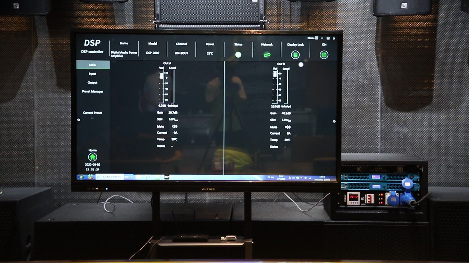 Cvr Amplifier Dsp-3302 Dsp Amplifier 3300watt Power Amplifier - Buy Cvr ...