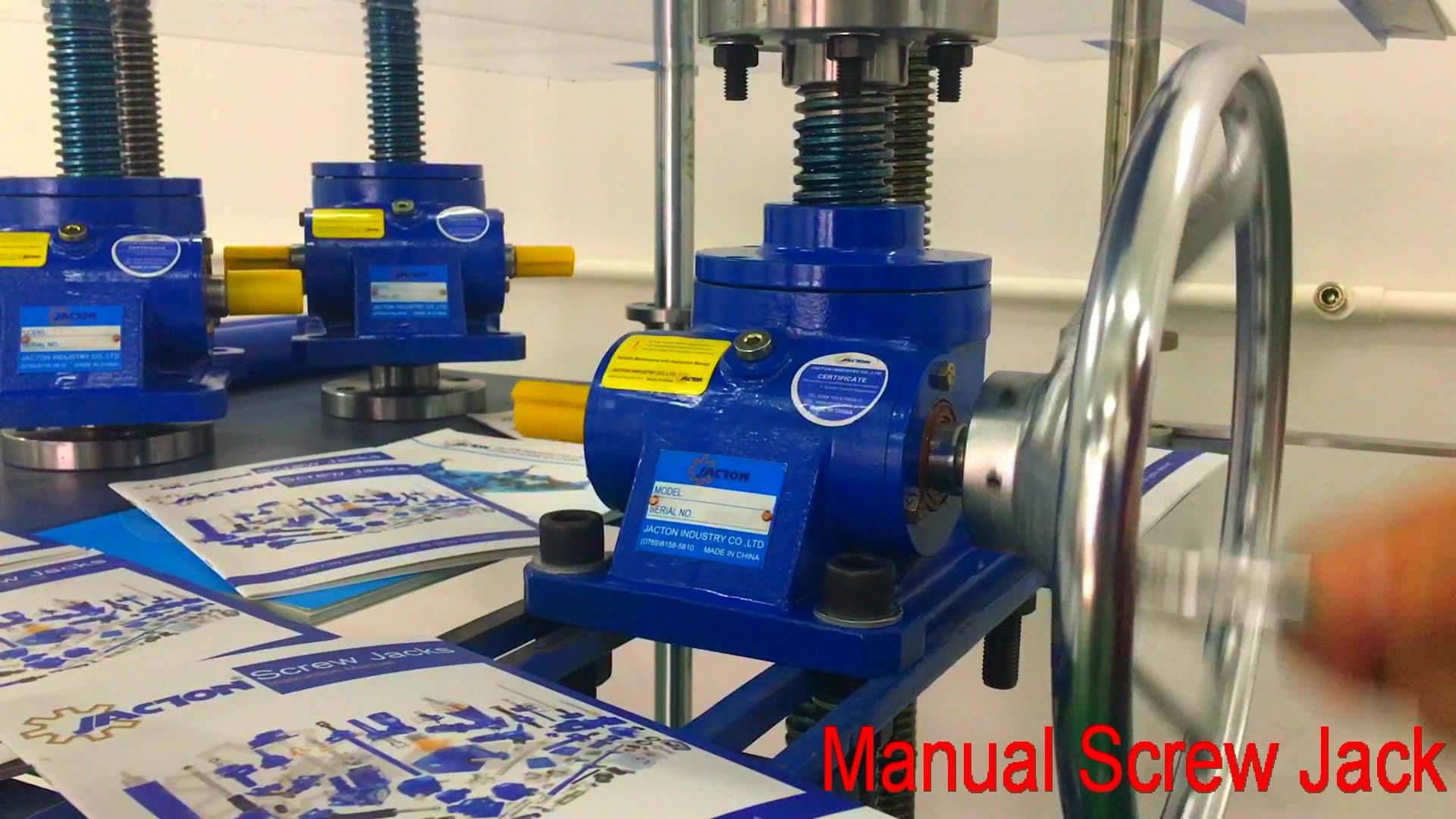 50kn Screw Lift Jack With Manual Lifting - Buy Crank Table Jack,Hand ...