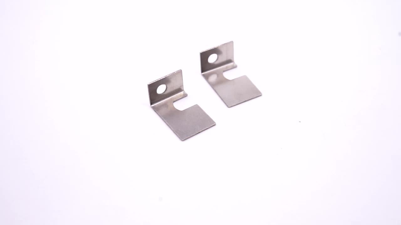 Aluminum L Shaped Bracket Sheet Metal Stamping Parts Service Custom ...