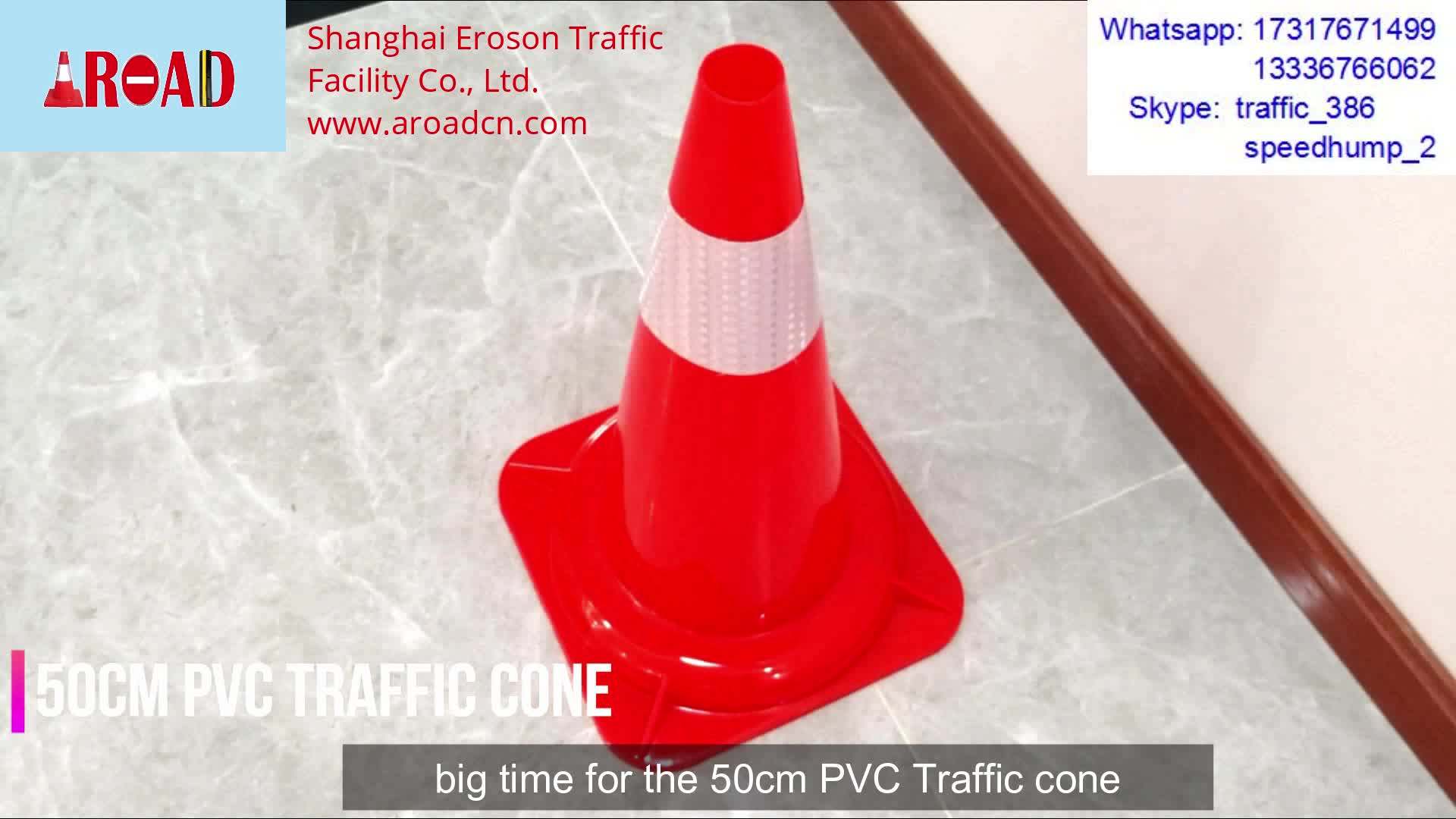 Au/nz Standard 28 Inch High Grade Reflector Fat Pvc Traffic Cone With ...