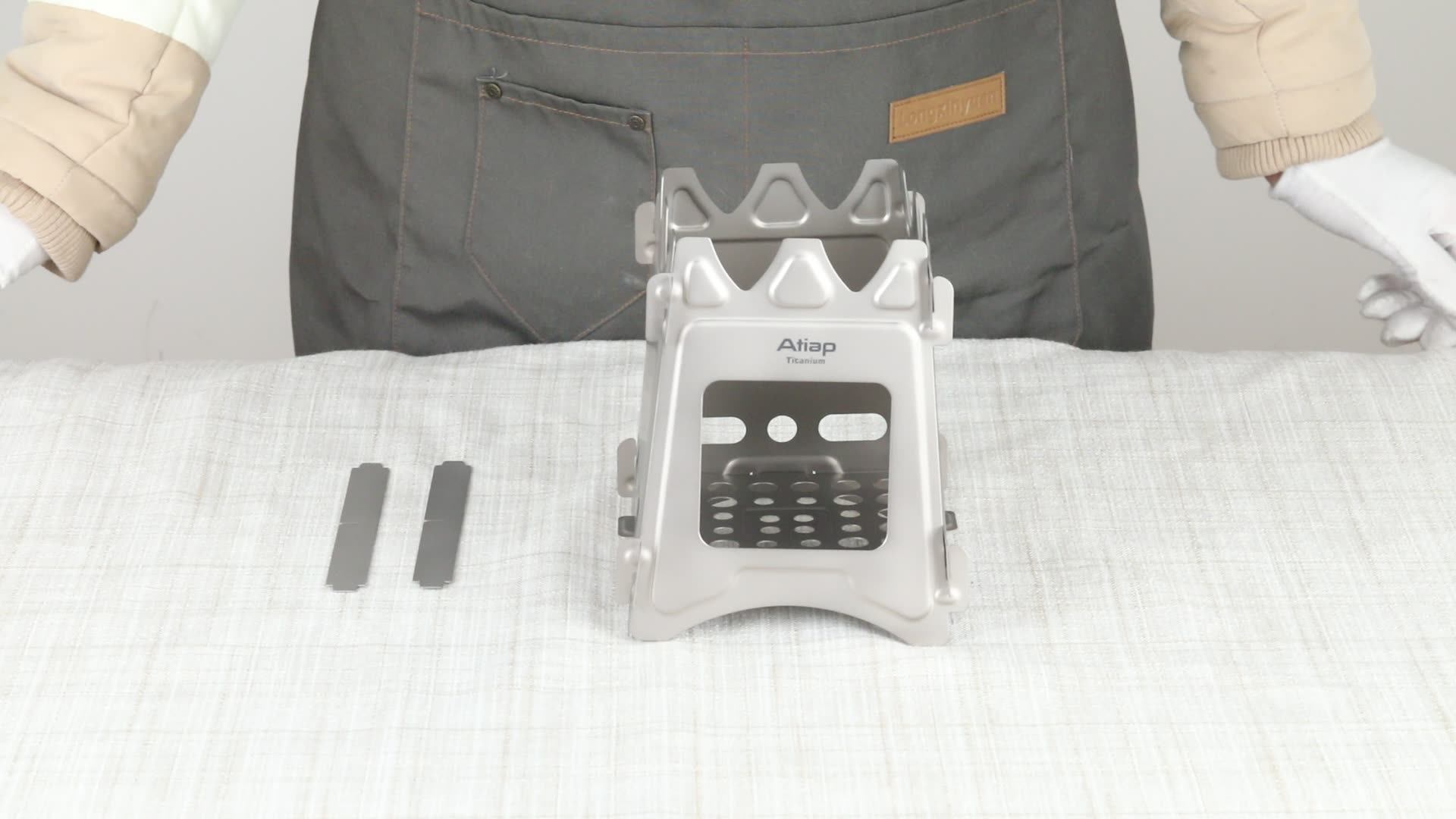 Rover Camel Portable Wood Burning Stove Outside Stainless Steel ...