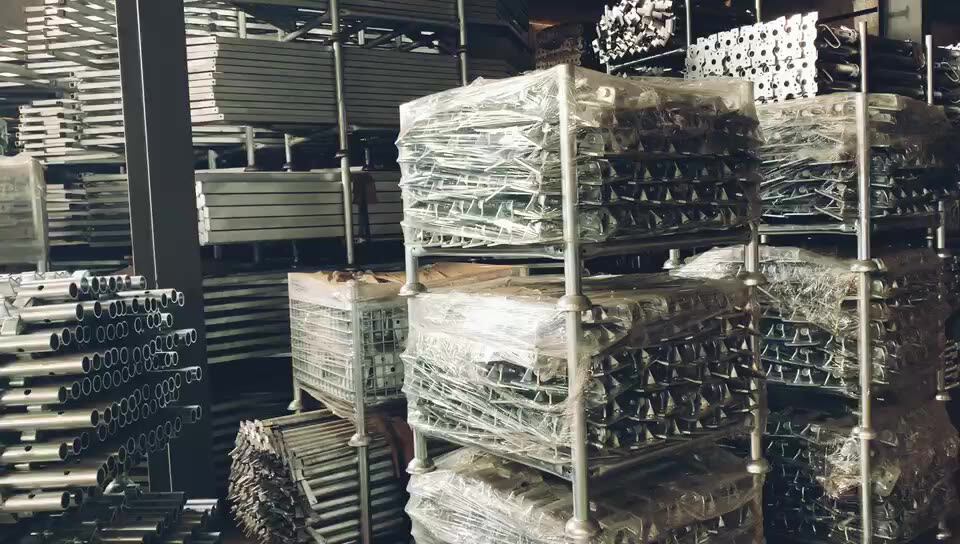 Hot Galvanized Scaffolding Steel Mesh Pallet For Construction Material ...