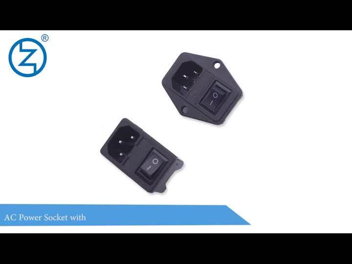 15a 3 Pins Retractable Power Ac Sockets Electrical Ac Power Socket With ...