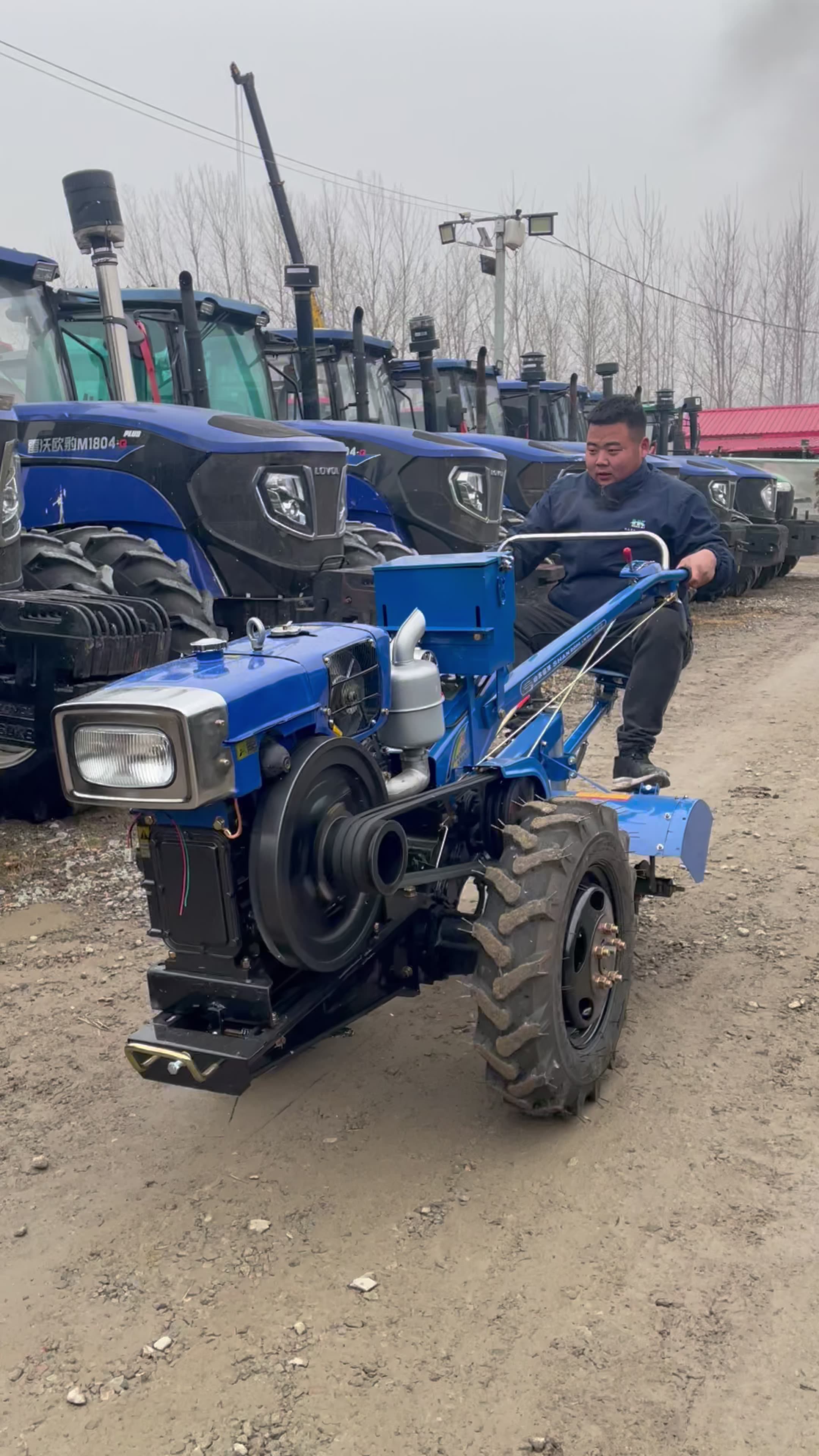 Farm Multi Purpose With Plough Rotavator Corn Wheat Planter Hand ...