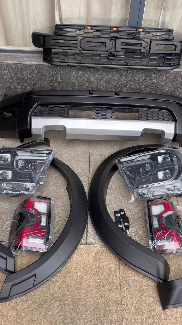 Gzdl4wd Front Bumper Facelift Body Kits For Ranger T6 T7 T8 Upgrade To ...