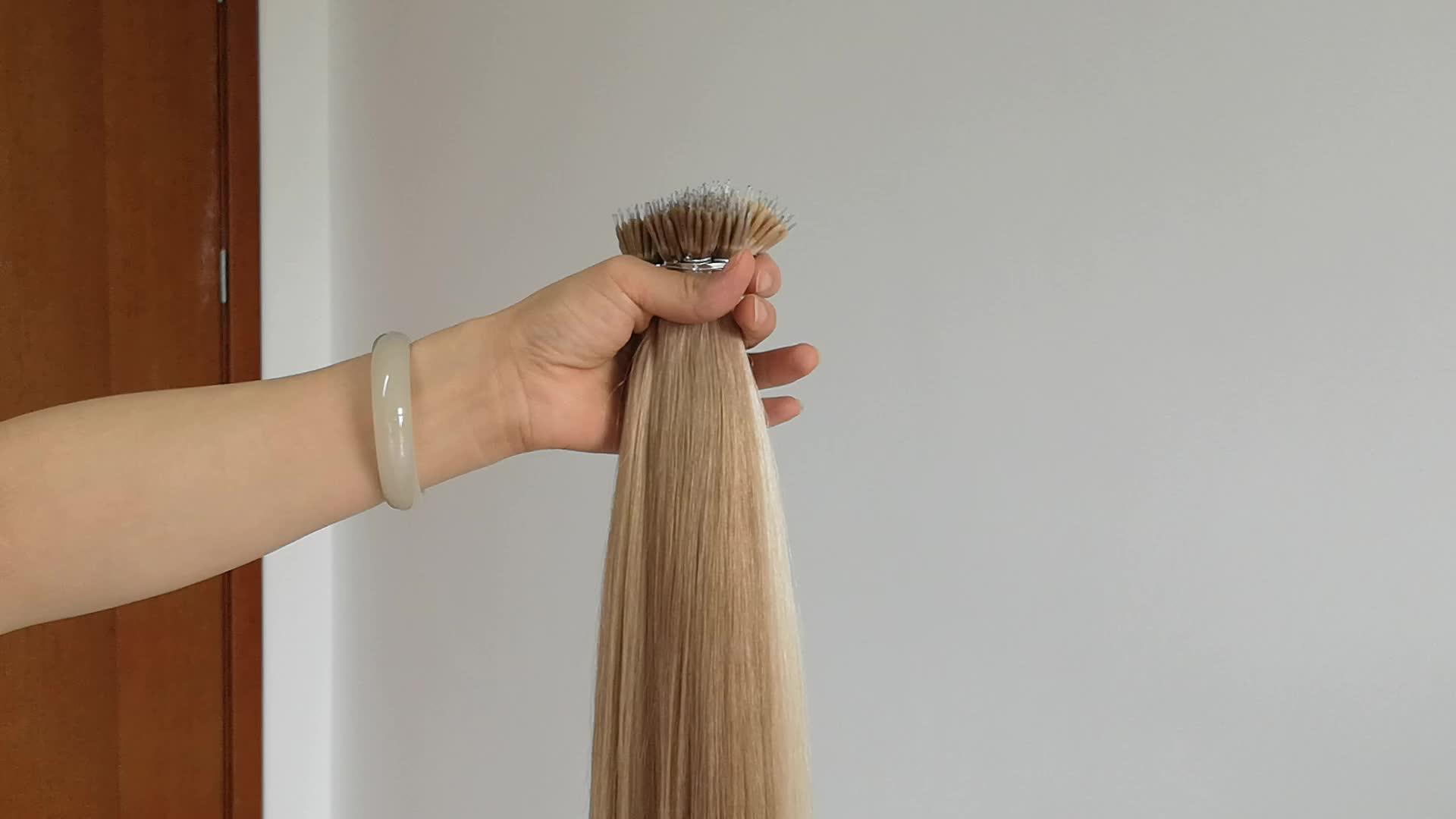 Harmony Hair 100% Cuticle Aligned Remy Human Hair Nano Bead Nano Link ...