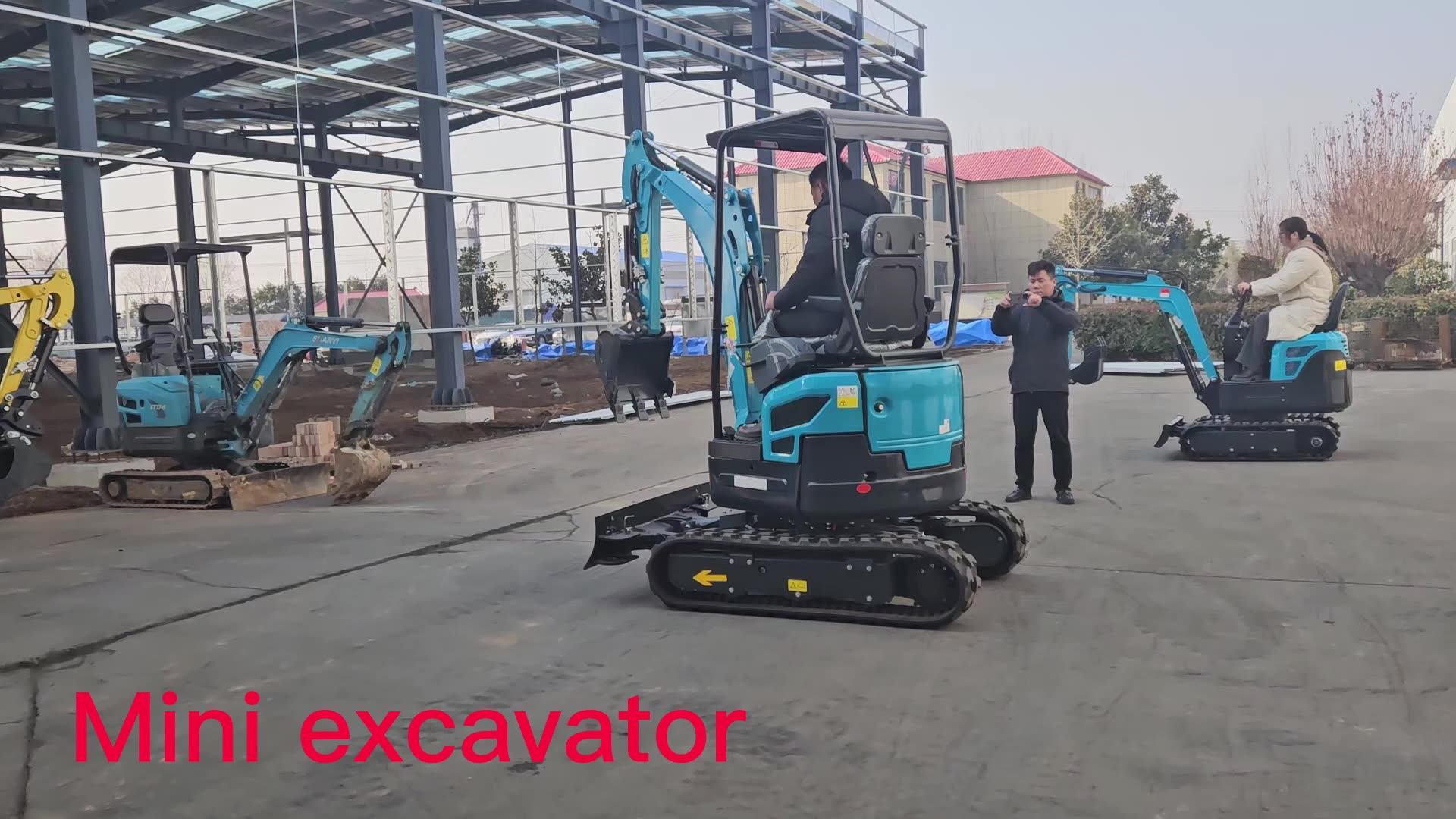 Excavator 1 Ton Mini Excavator Digger Small Bagger Ce Epa Best Selling ...