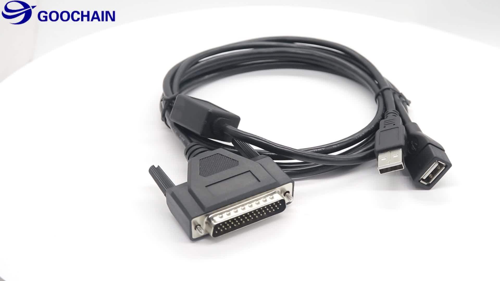 D-sub 44 Pin Cable Connectors Hd44 Female To Db44 Pin Female Double ...