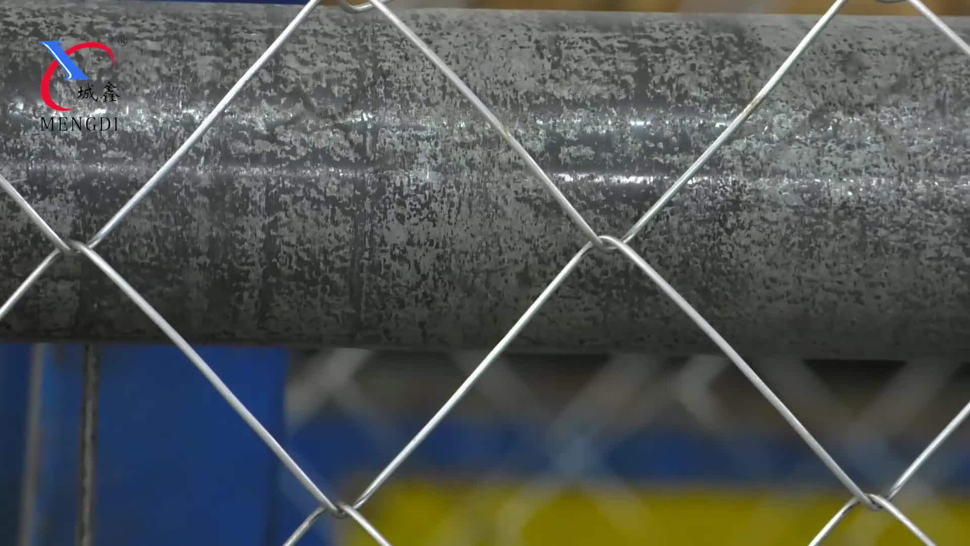 Galvanized Chain Link Fence With Top Razor Wire / Prison Fence - Buy ...