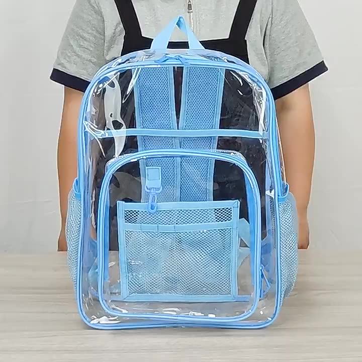 New Clear Backpack Heavy Duty See Through Backpack Transparent Large ...