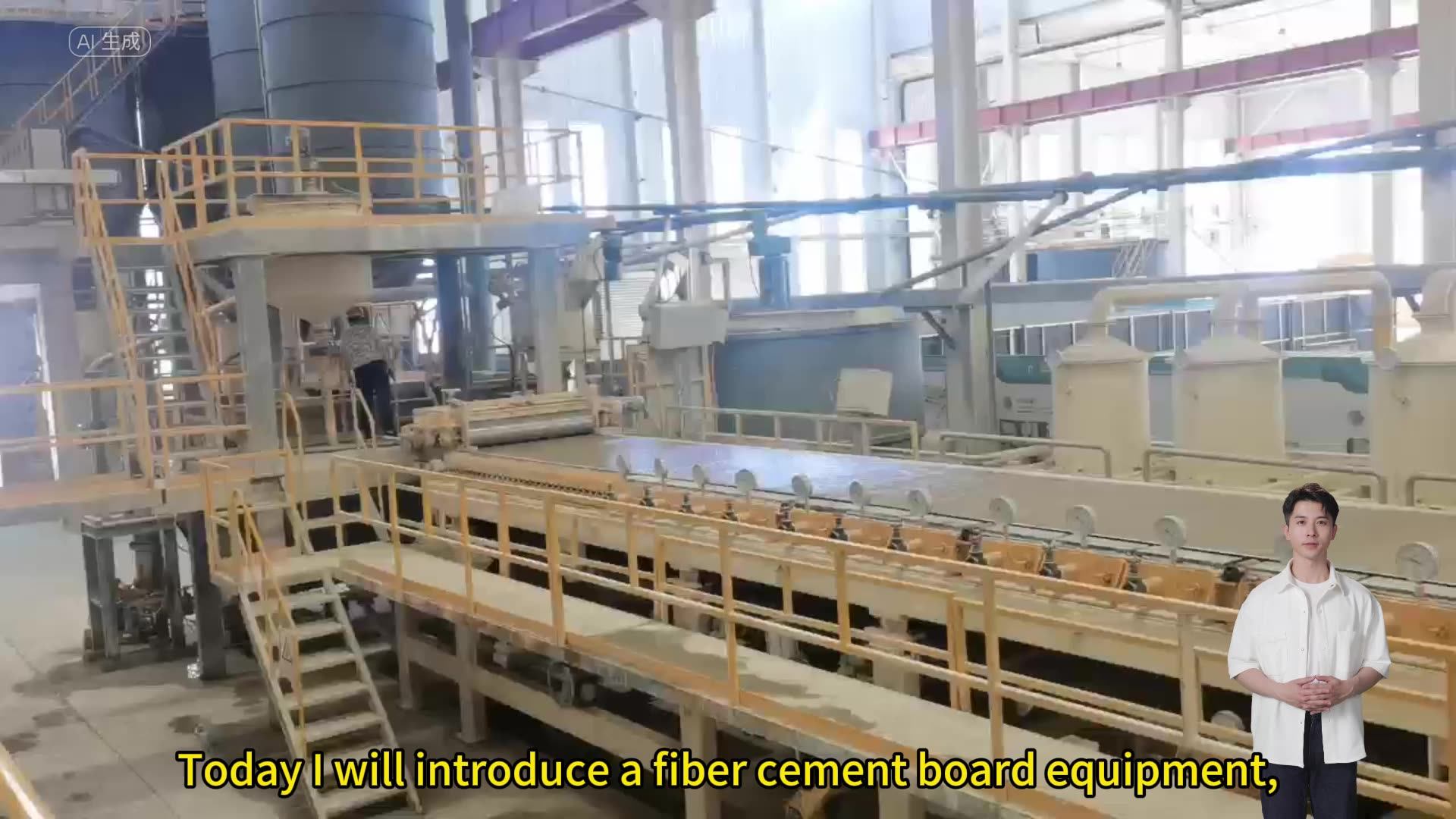 Mult-functional Fiber Cement Board Producing Machines For Siding And ...