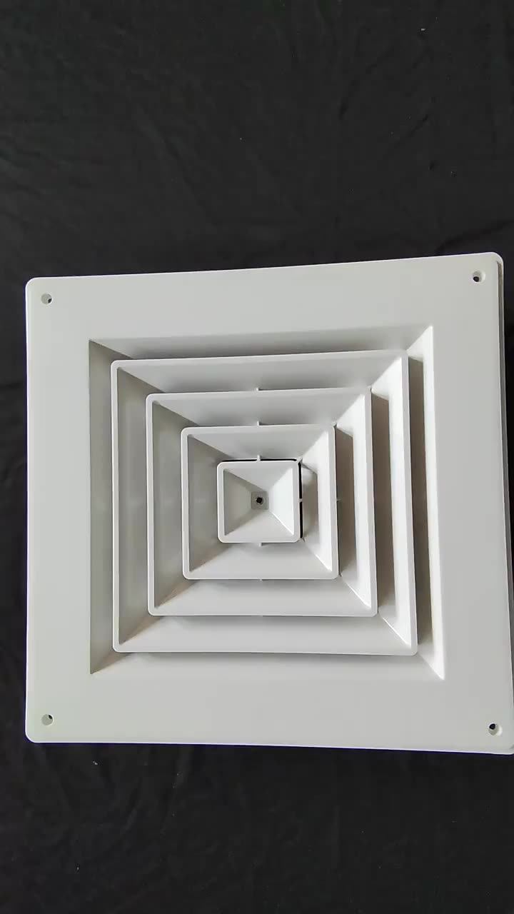 Hvac Return Vent Grill Sizes Duct Grates Aluminium White Black Square ...