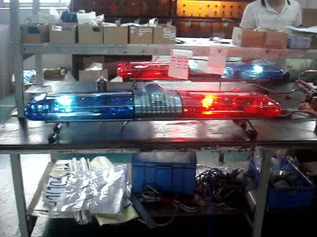 12v Or 24v Full Size Halogen Rotating Emergency Police Beacon Light Bar ...