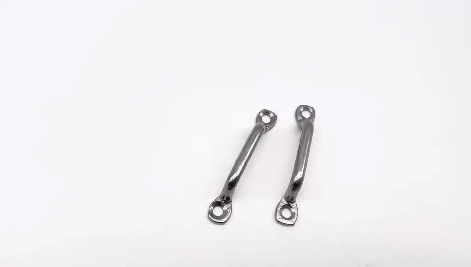 6mm Marine Boat Yacht Accessories Stainless Steel 316 Flat Footman Loop ...
