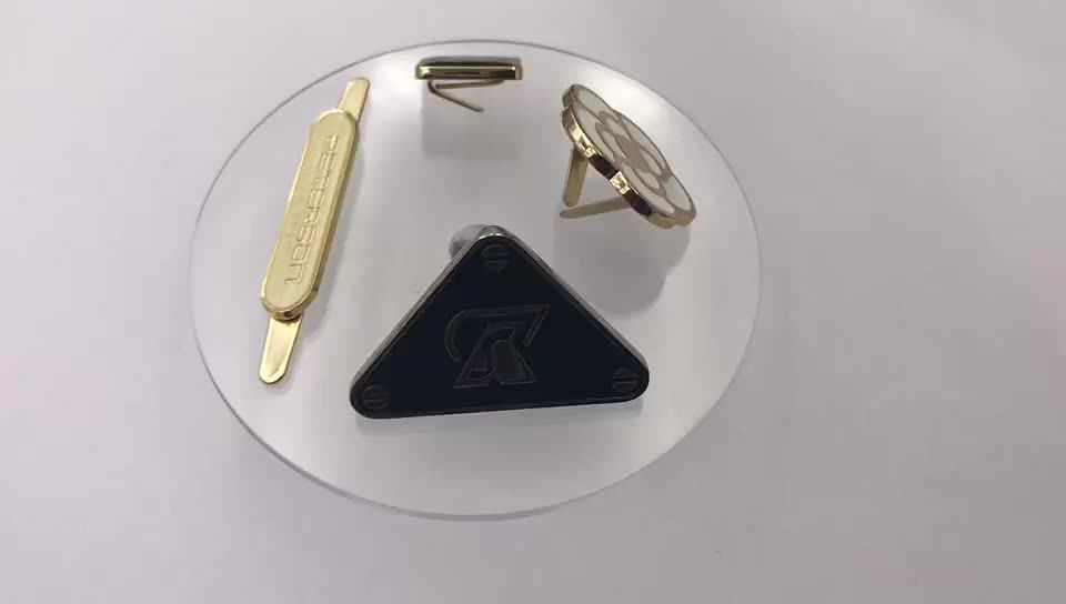 Beautiful Metal Plates Brand Label Logos For Handbag - Buy Garment Hang ...