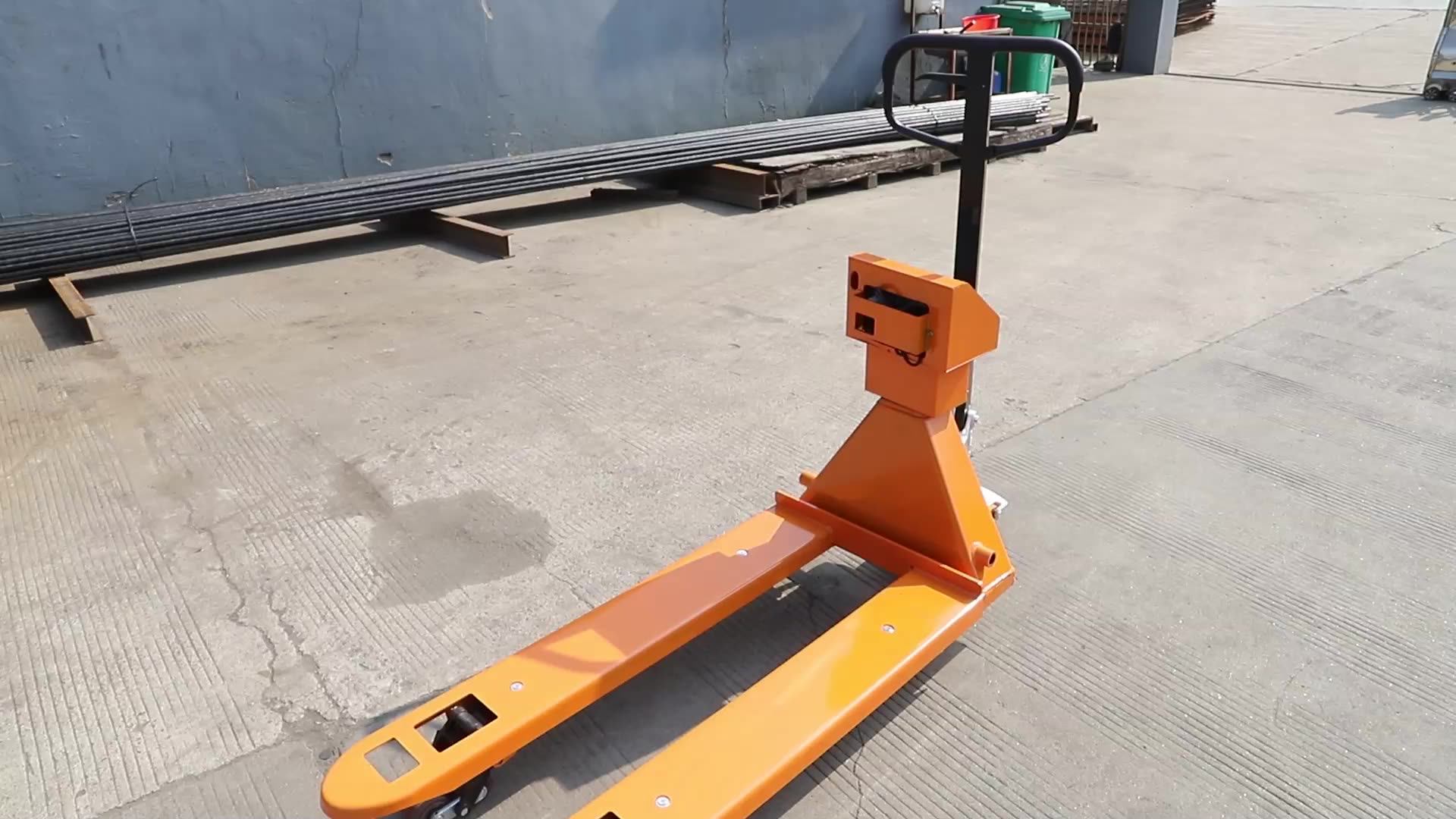 Hydraulic Hand Pallet Scale Truck With Weight Scale Hand Operated ...