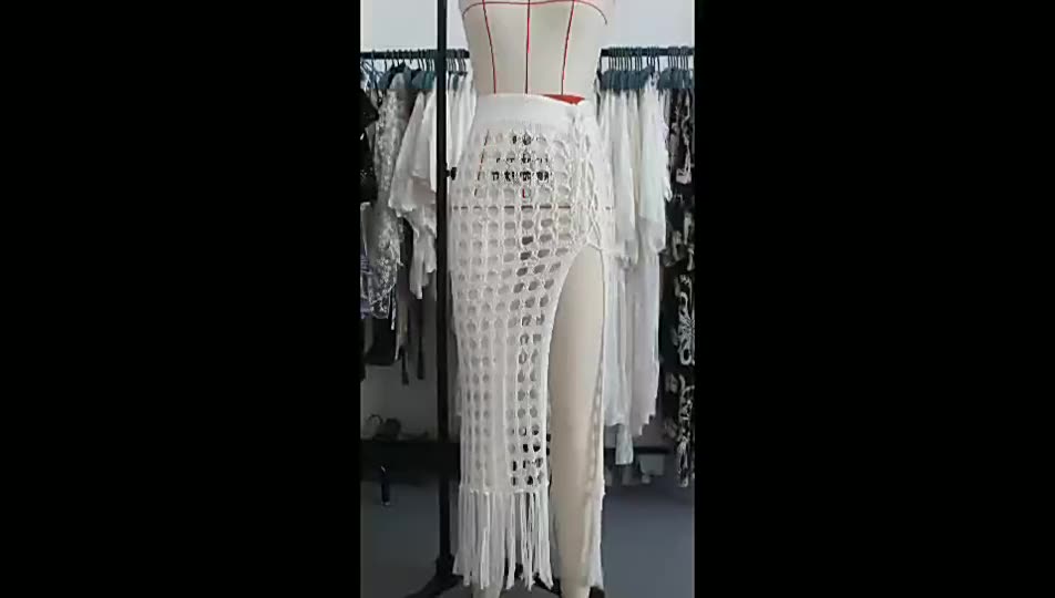 Sexy Tropical Fringe Cutout Bikini Sarong Batik Swimwear And Beachwear Indonesia Beach Wrap Sarong