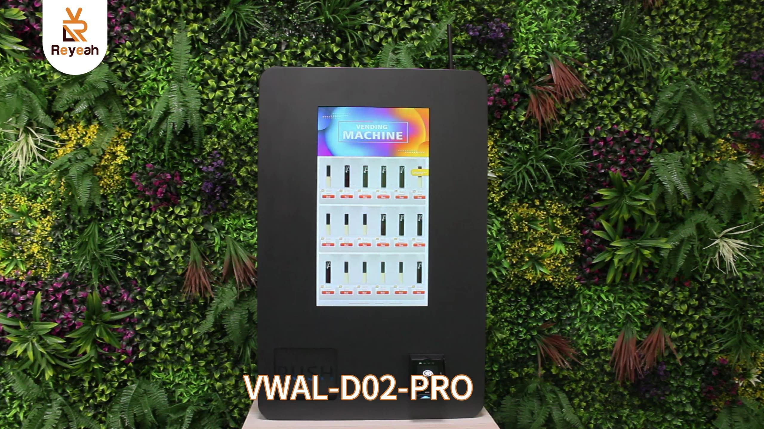 Wall Mounted Id Card Reader Small Vending Machine With Touch Screen ...