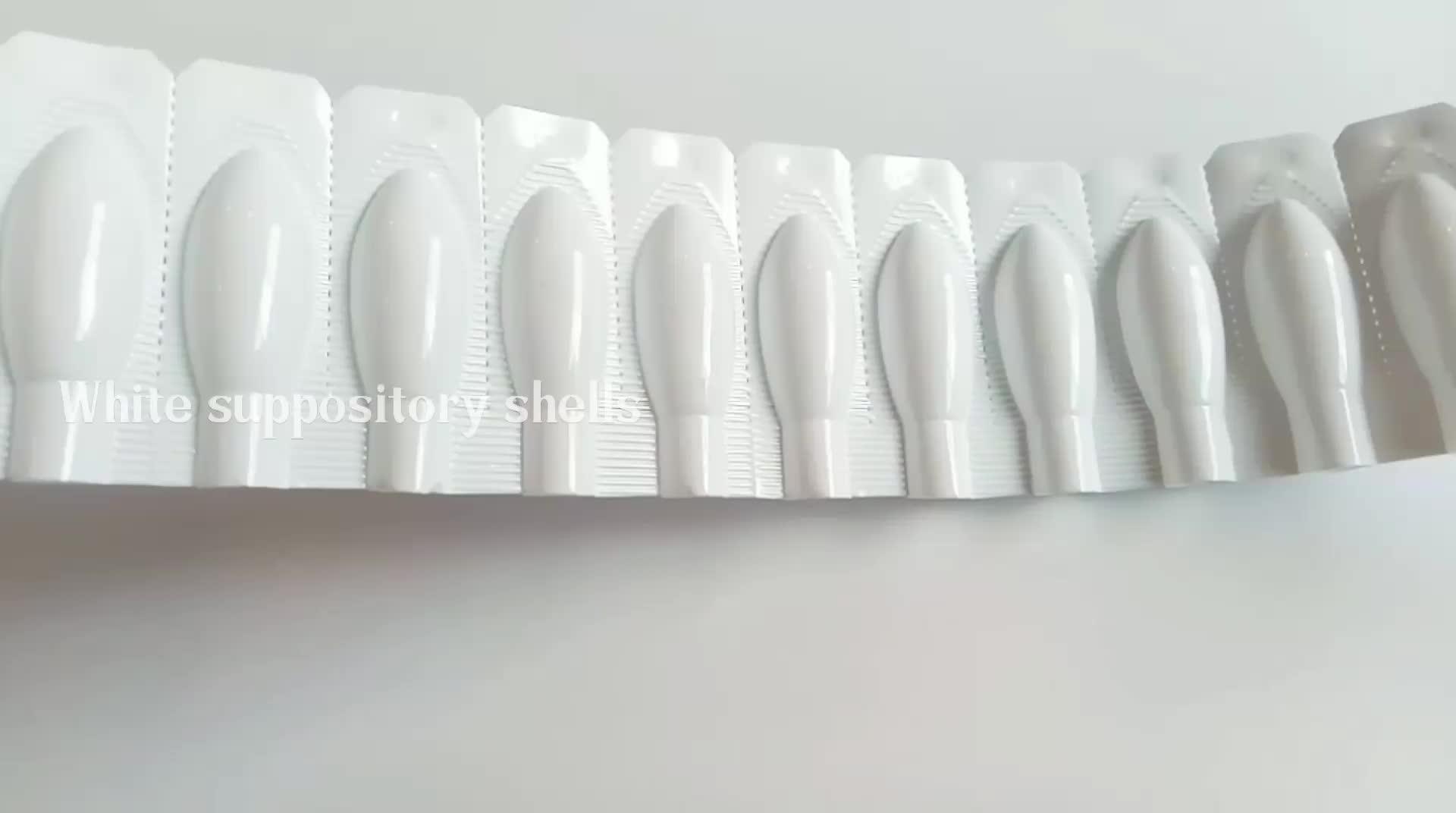 High Quality Pvc/pe Film Suppository Packaging Suppository Shells - Buy ...