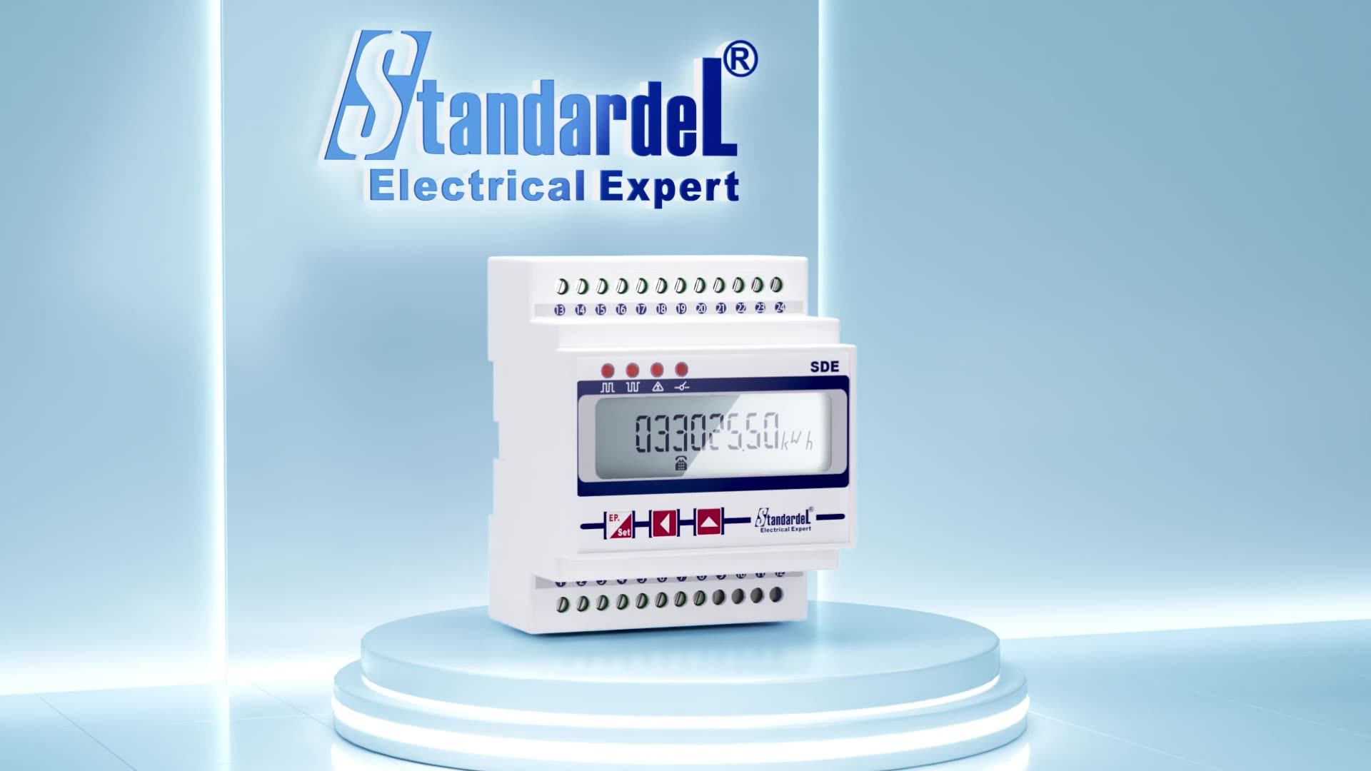 Sde430-c 400a Three Phase Rs485 Power Analyzer With Split Coil Current ...