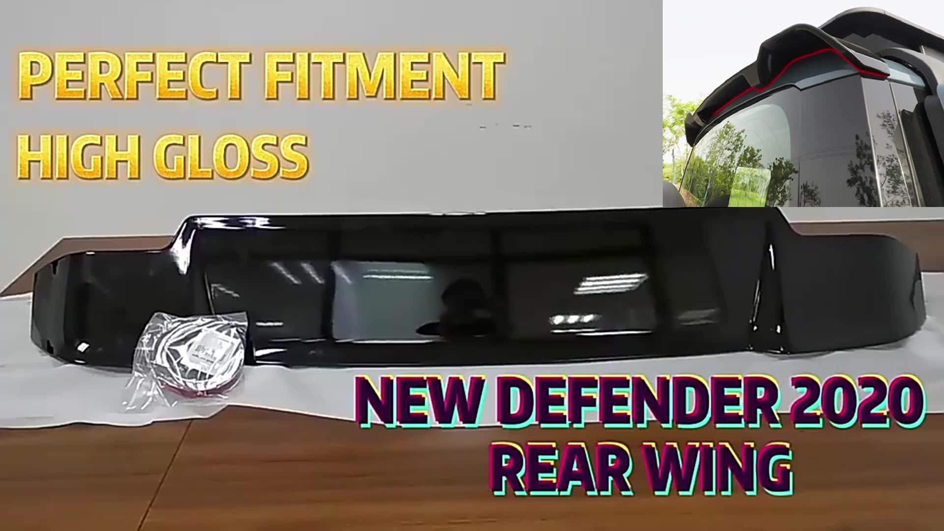 Rear Spoiler Universal Rear Wing For Land Rover Defender 90 110 L663 ...