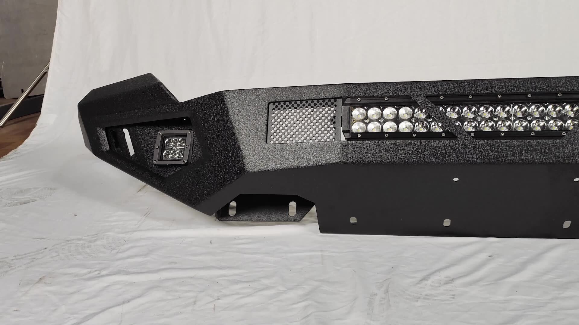 Front Grill Guard Steel Alloy Car Bumper Universal Black Custom Logo ...