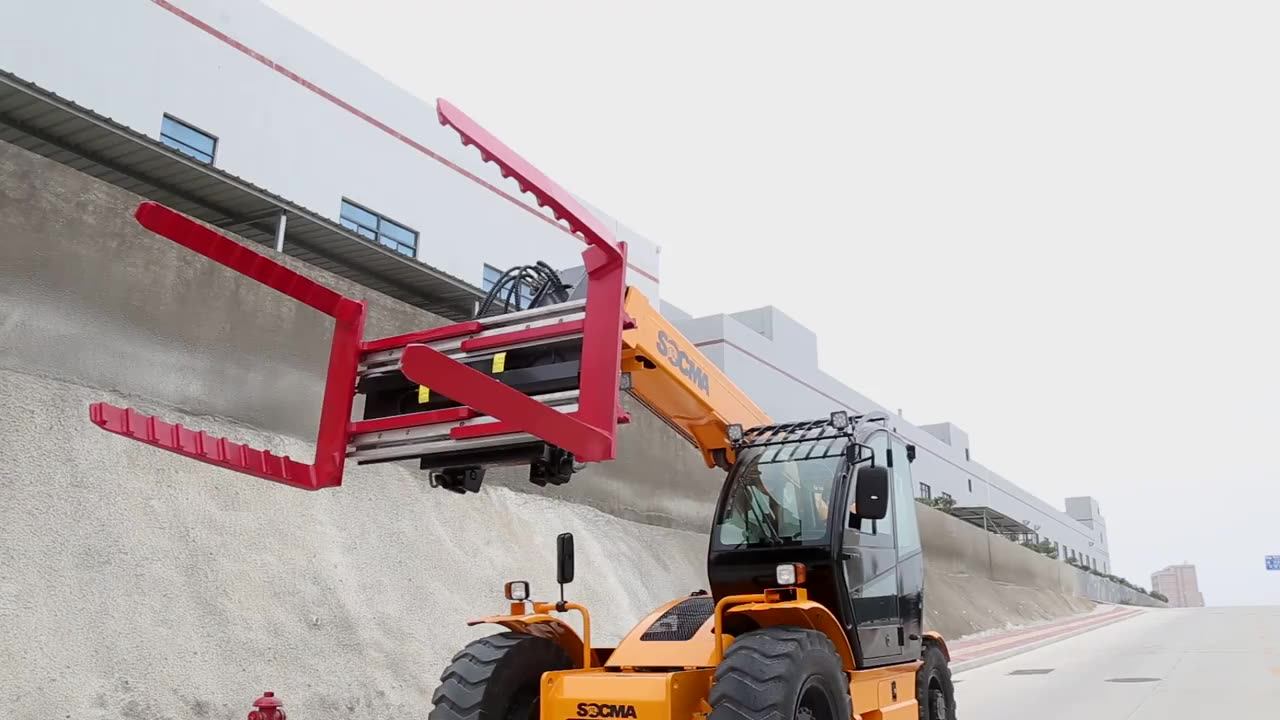 5.4 Ton 17m Telescopic Handler Telehandler Sth1256a - Buy Telehandler ...