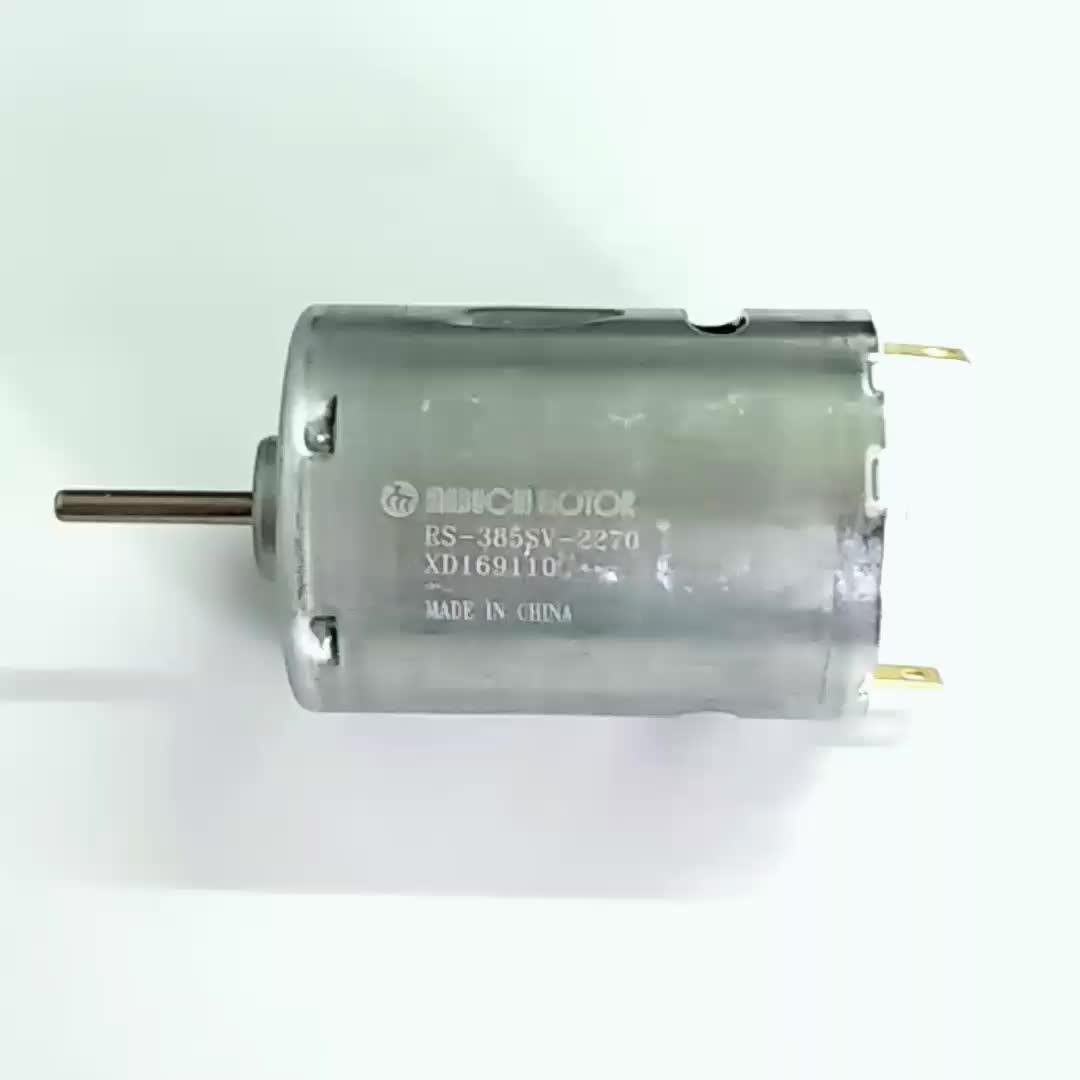 Rs-385sa-2270 For Hair Dryer Fan Motor 20v Dc 17200rpm Pemranent Magnet ...