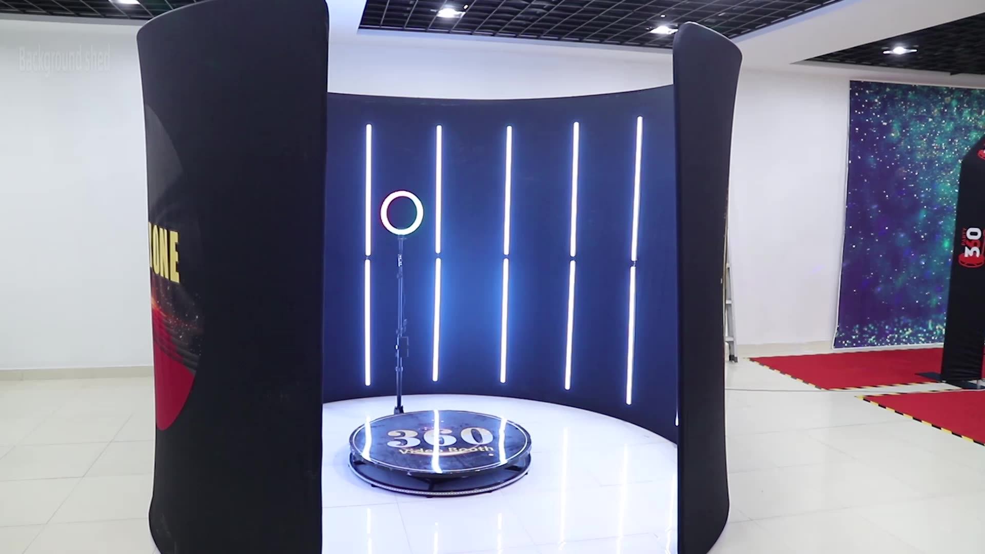 2023 Newest Vogue Degree Photobooth 360 Photo Booth Machine In Stock ...