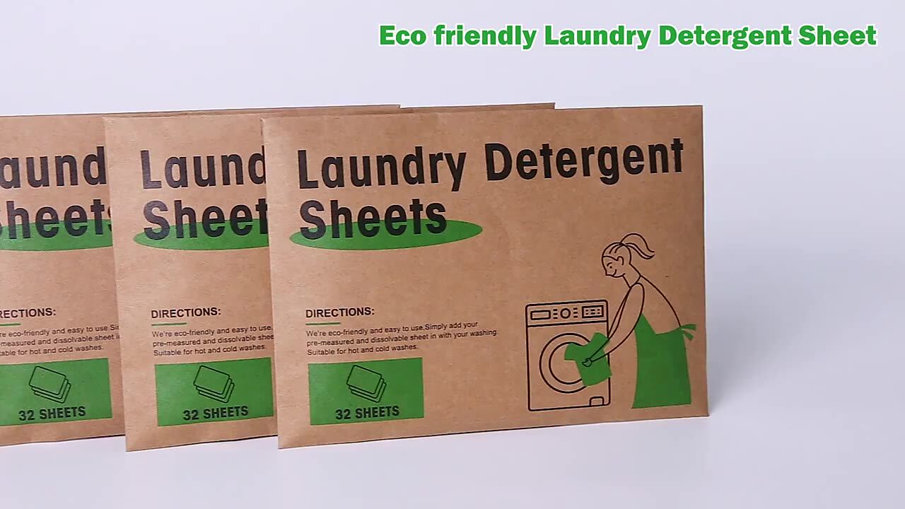 Custom Eco-friendly Household Washing Powder Sheet Biodegradable ...