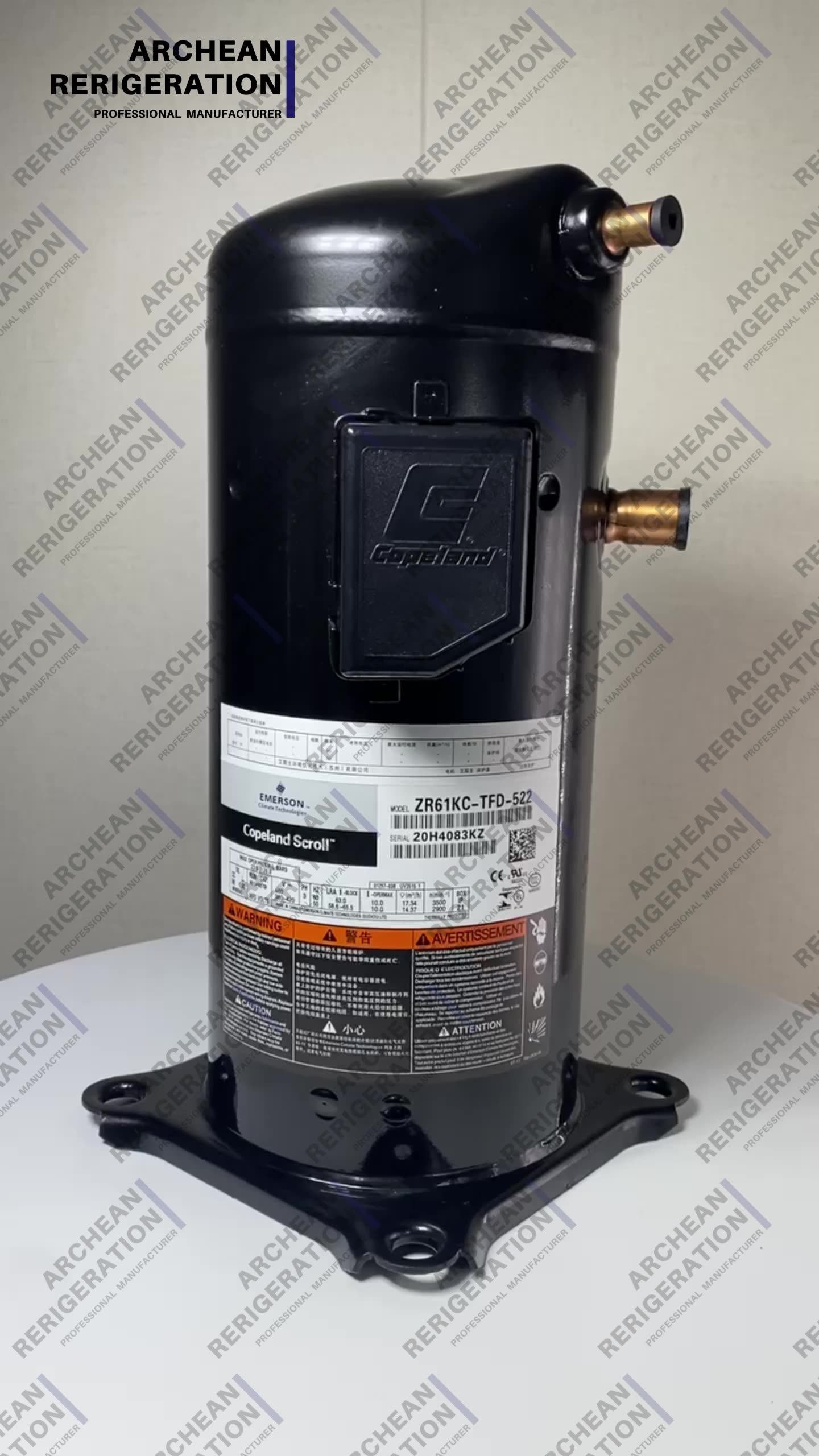 Copeland Freezer Compressor,Copeland Compressor Refrigerator Parts ...