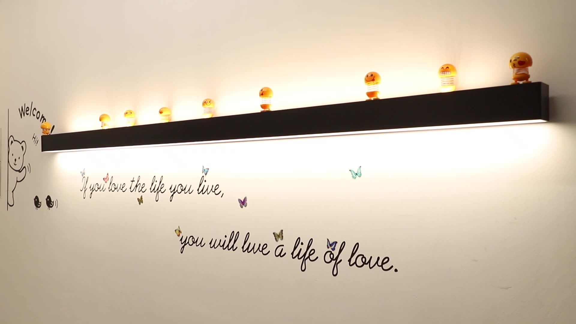 Triangle Shape Suspension Led Linear Light Cct Tunable Modern Direct ...