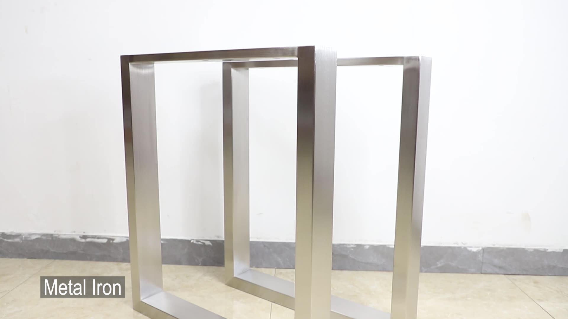 Table Legs Heavy Duty Modern Frame X Shape Square Office Restaurant ...