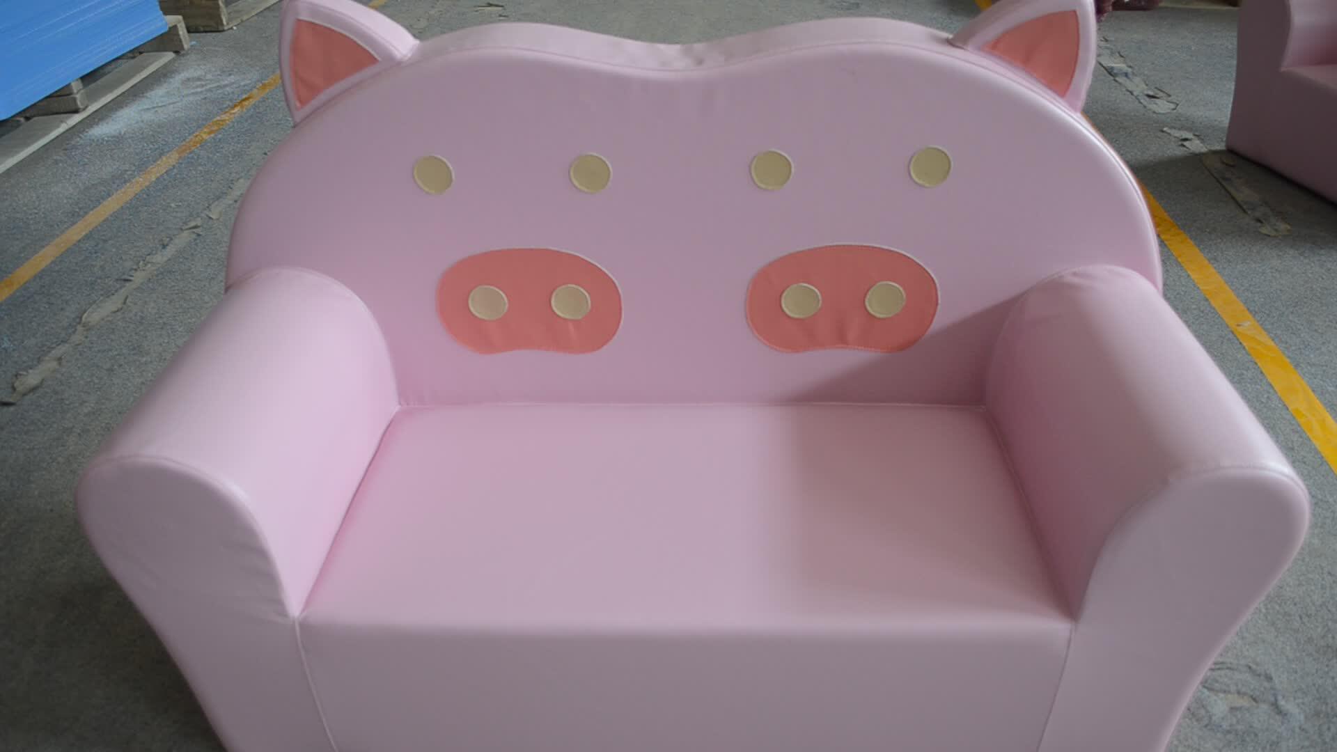 Pig Stuffed Baby Animal Sofa Chair For Kids - Buy 2 Seater Kids Sofa ...
