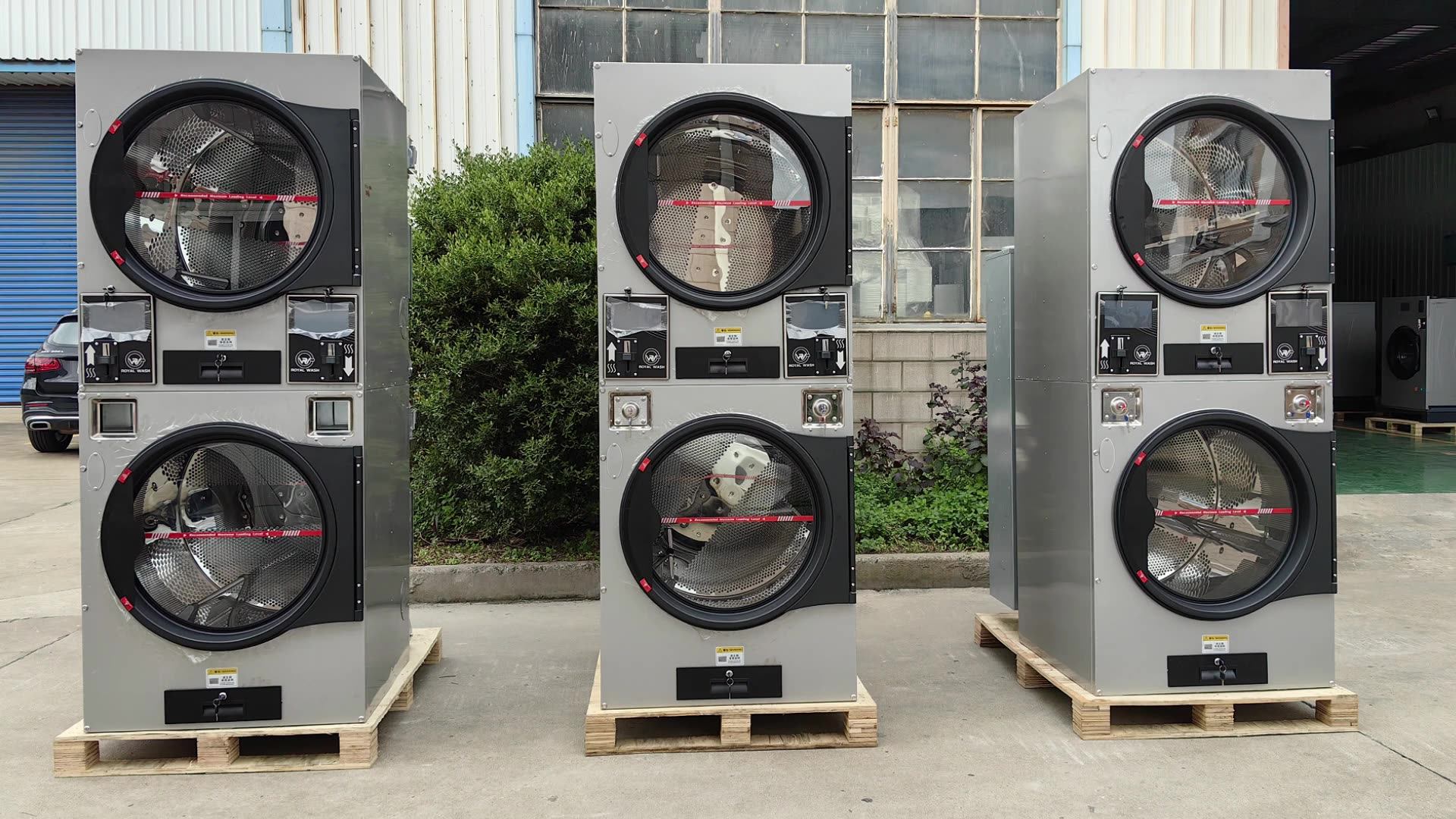 Washing Equipment Coin/card Operated Stack Dryer Laundry Dryer Machine ...