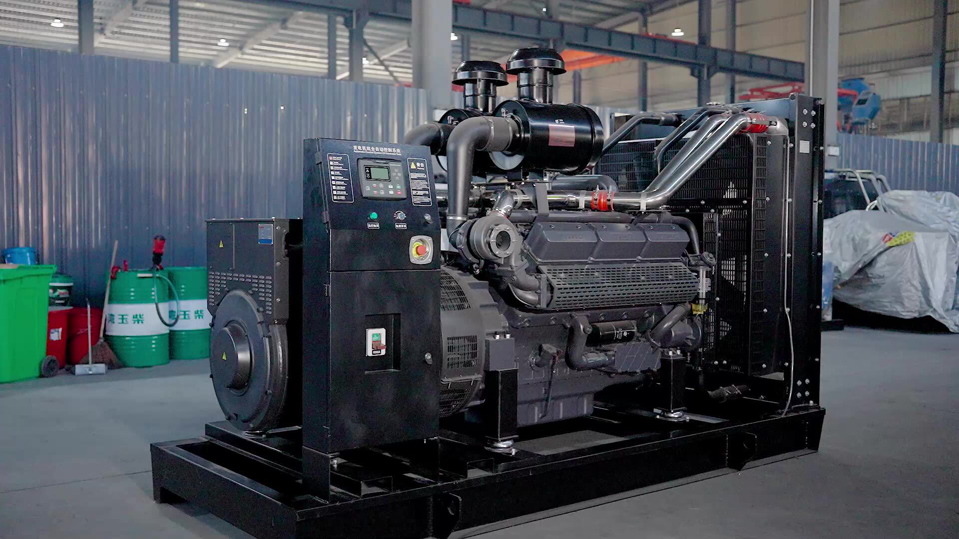 Portable Silent Diesel Power Generator Set 400v/110v Electric Power ...