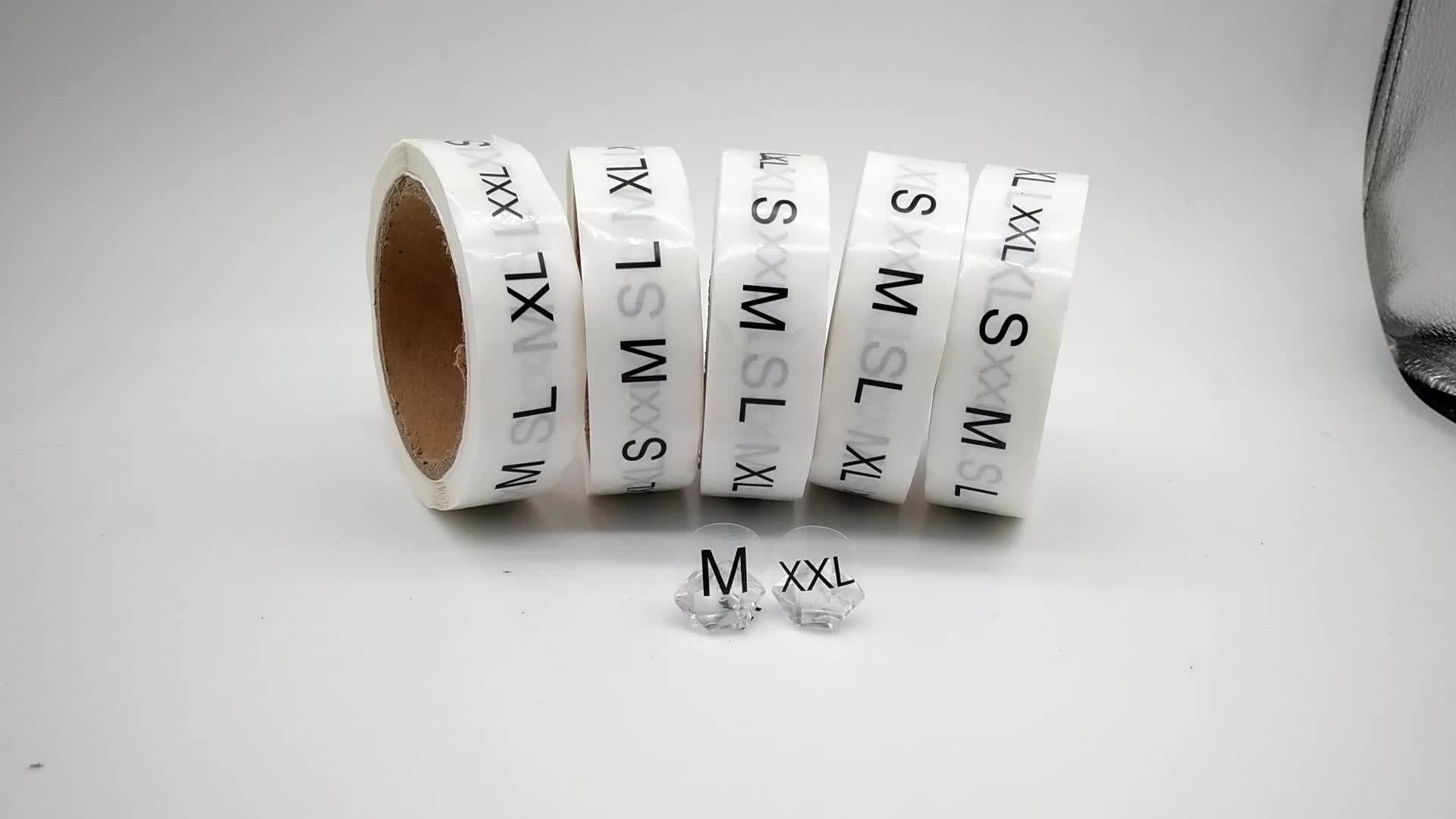 Printing Custom Self Adhesive Transparent Size Label Sticker For ...