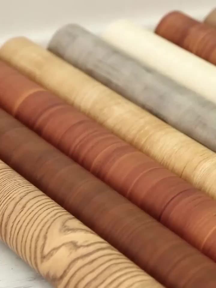 Black Color Pvc Wood Grain Vinyl Wrap Decorative Film For Furniture ...