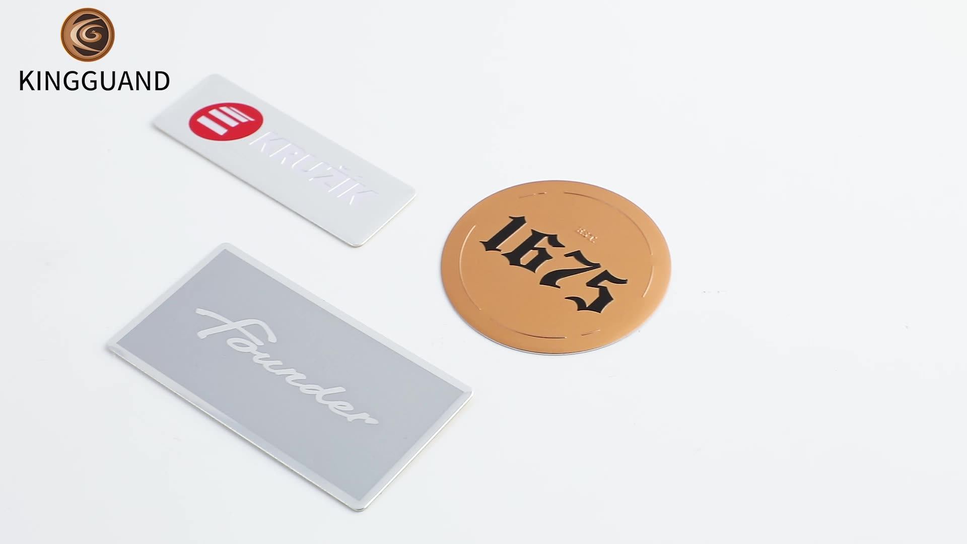 High Quality Metal Aluminum Punch Label Qr Code Serial Number Label For ...