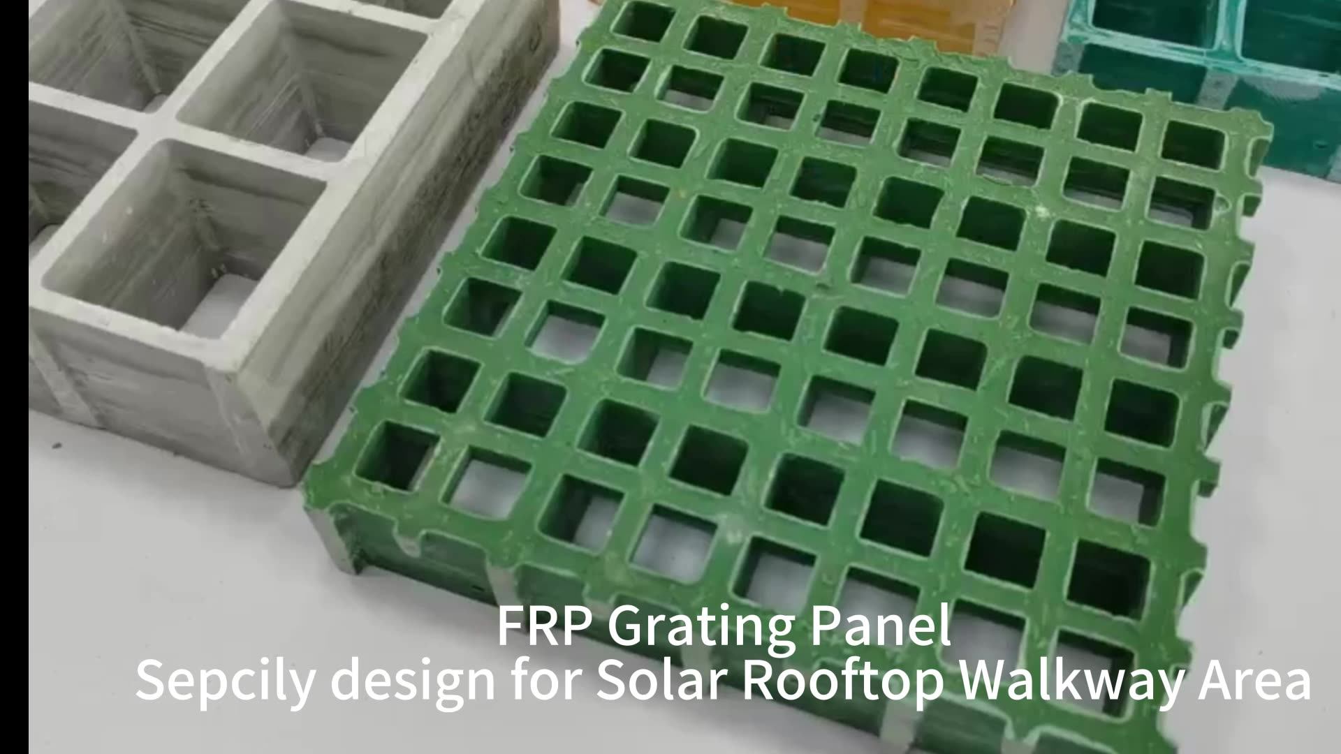 Frp Solar Energy Walkway Panel Sheet Rooftop Solar Installation And ...