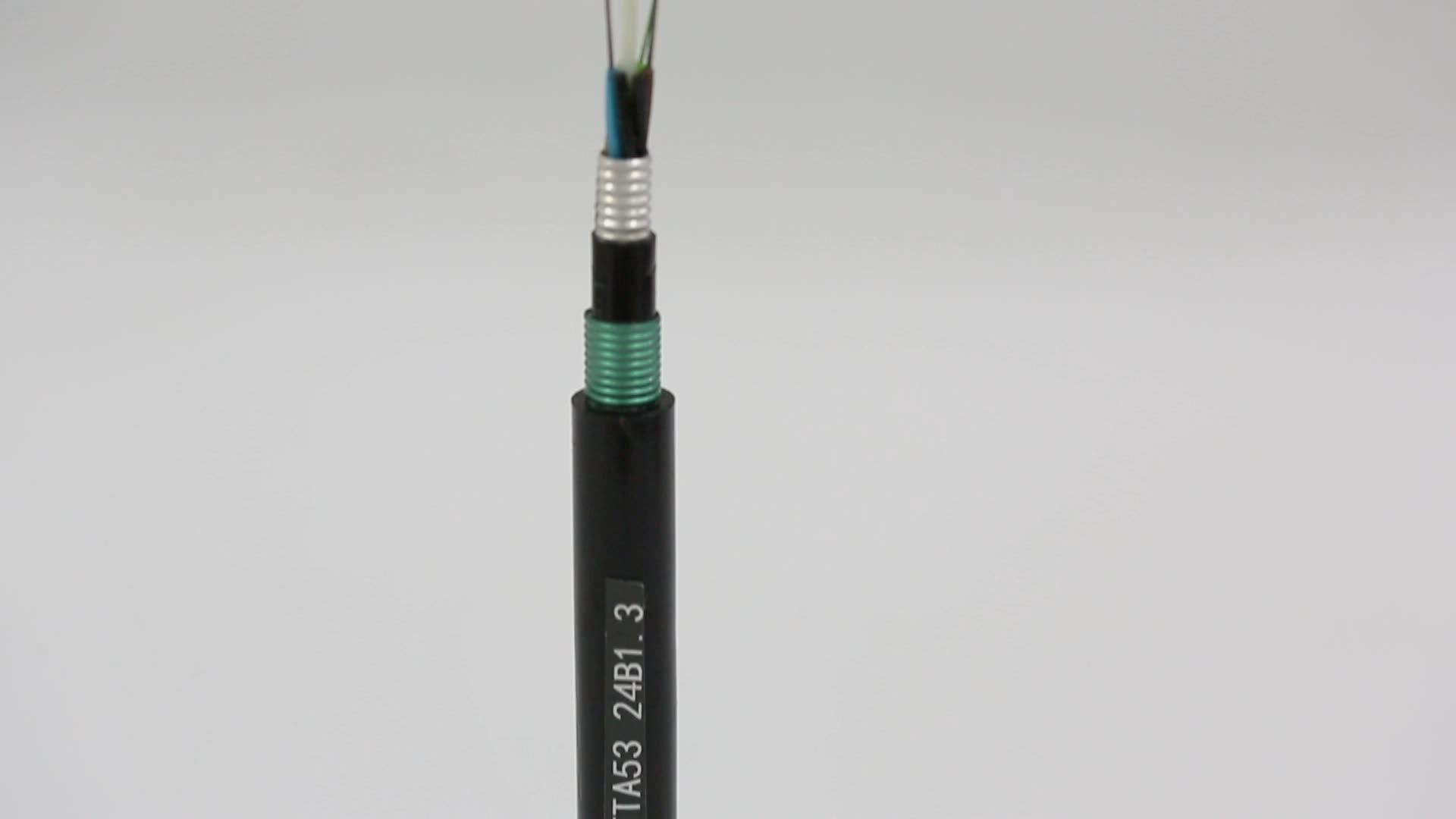 Sopto Adss Fiber Optic Cable 1-192 Cores Single Jacket G652d 100m Span ...