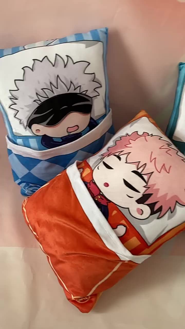 35cm Jujutsu Kaisen Satoru Gojo Itadori Yuji Megumi Comic Con Sleep ...