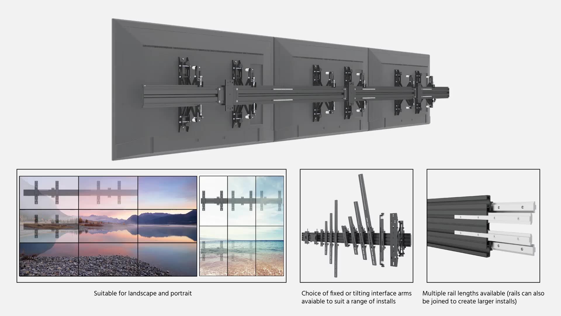 Universal Micro Adjusted Push Out Video Wall Mount Tv Bracket With Vesa ...