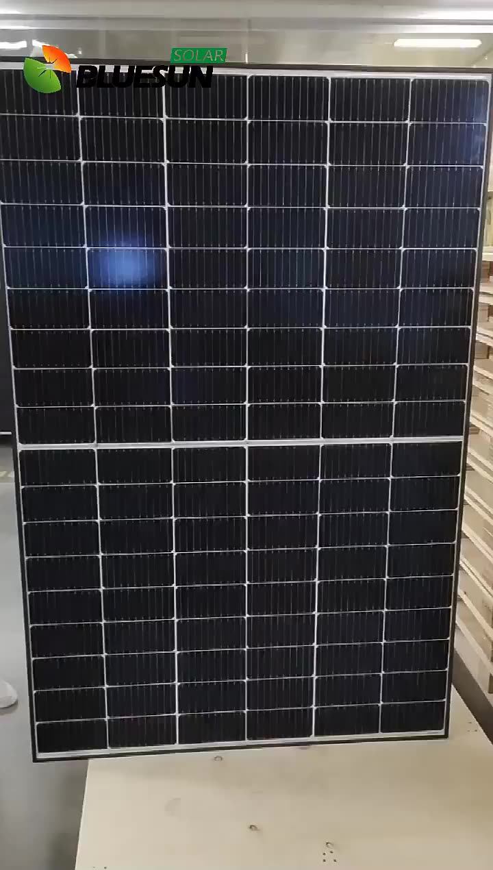 Bluesun Rotterdam Stock Roof Use 400w Solar Panel Mono 415w 425w ...